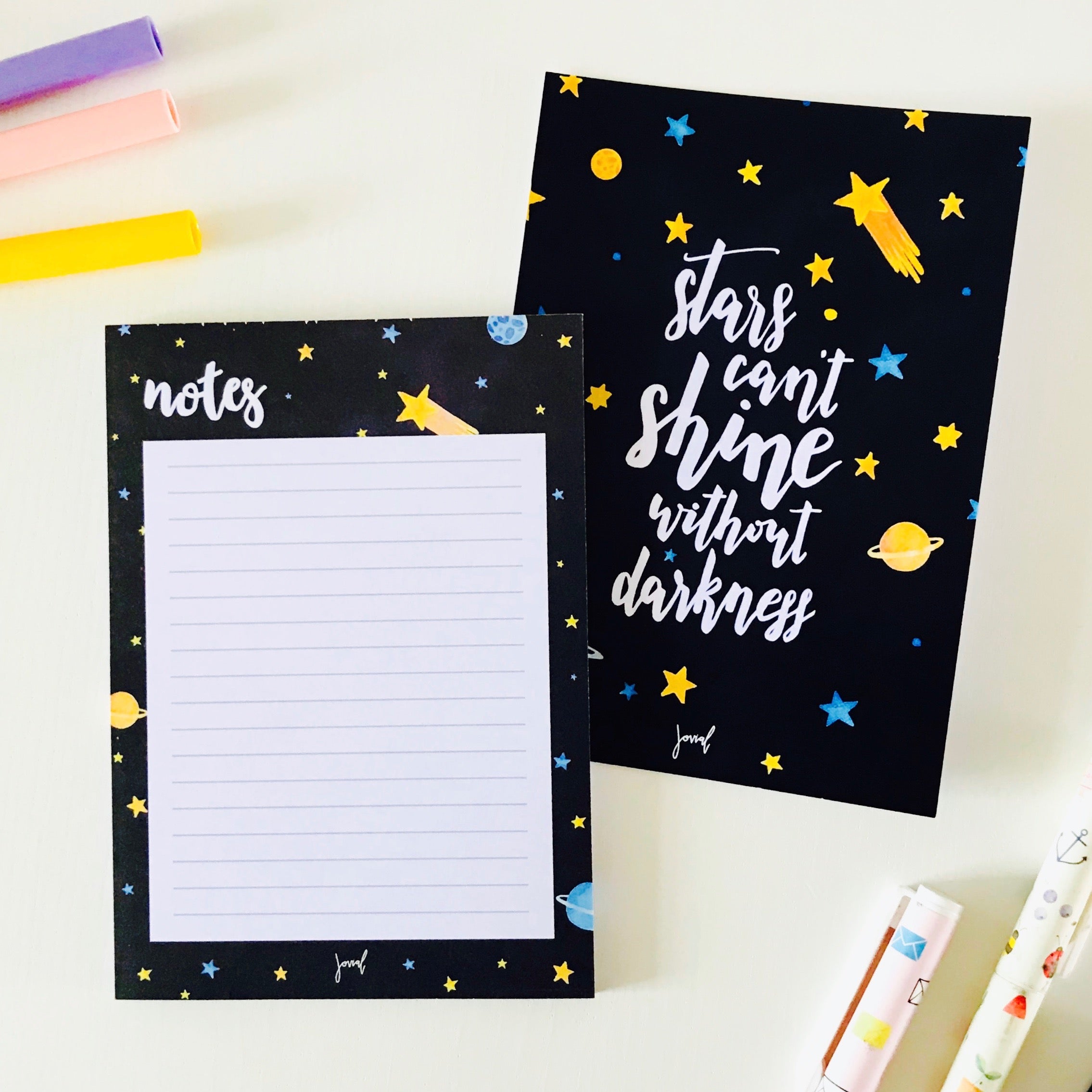 Galaxy notepad – Jovial Crafts