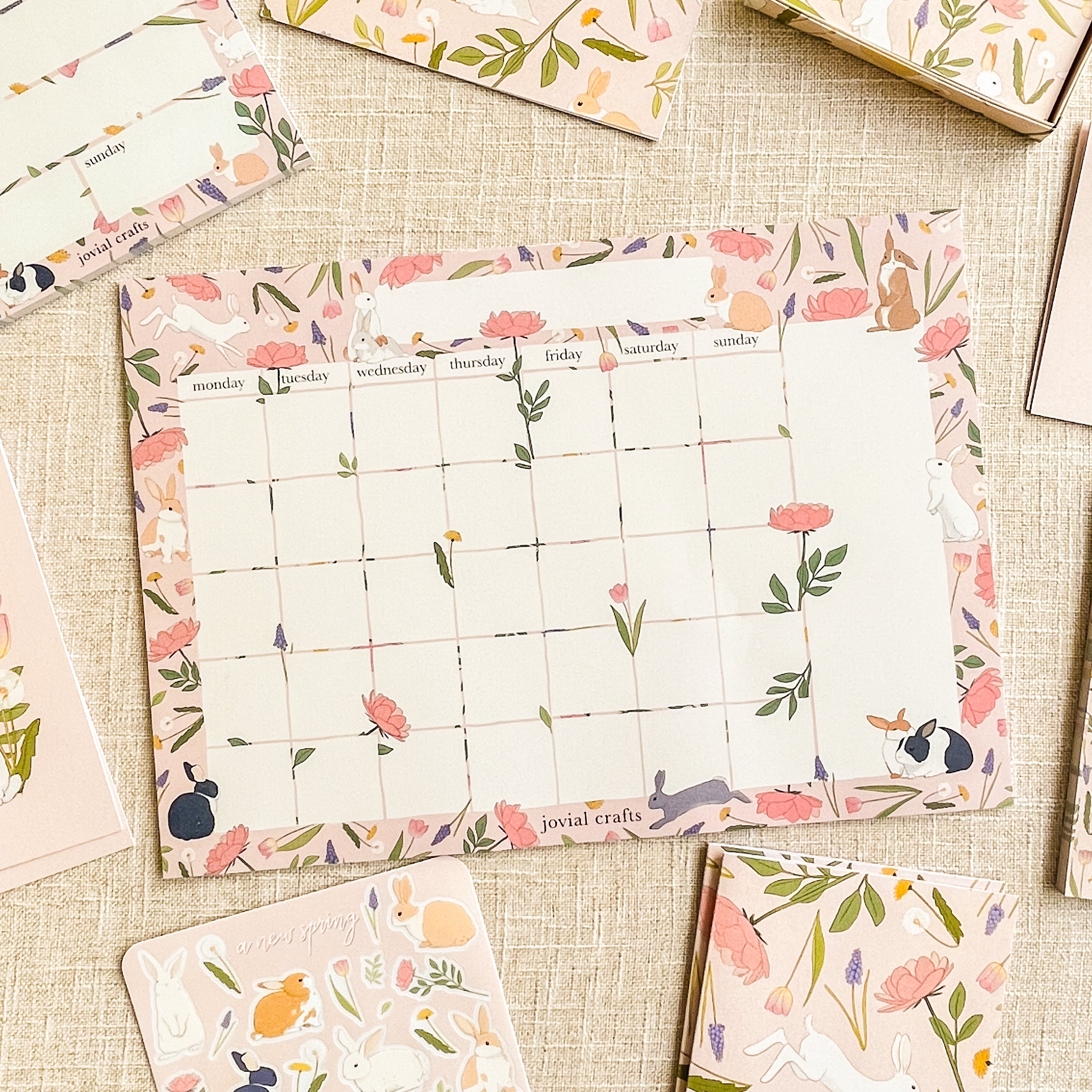 A New Spring Monthly Planner – Jovial Crafts