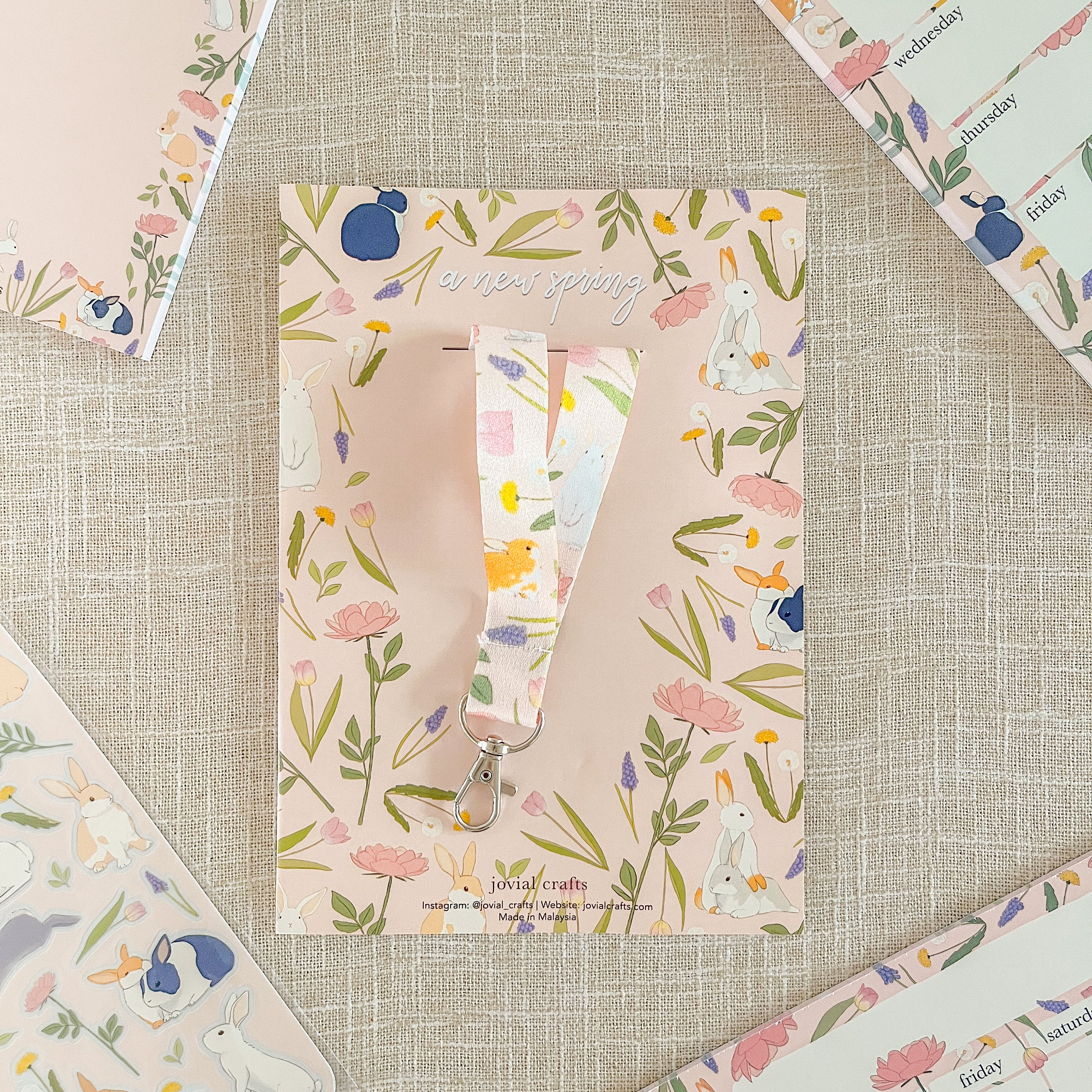 A New Spring lanyard – Jovial Crafts
